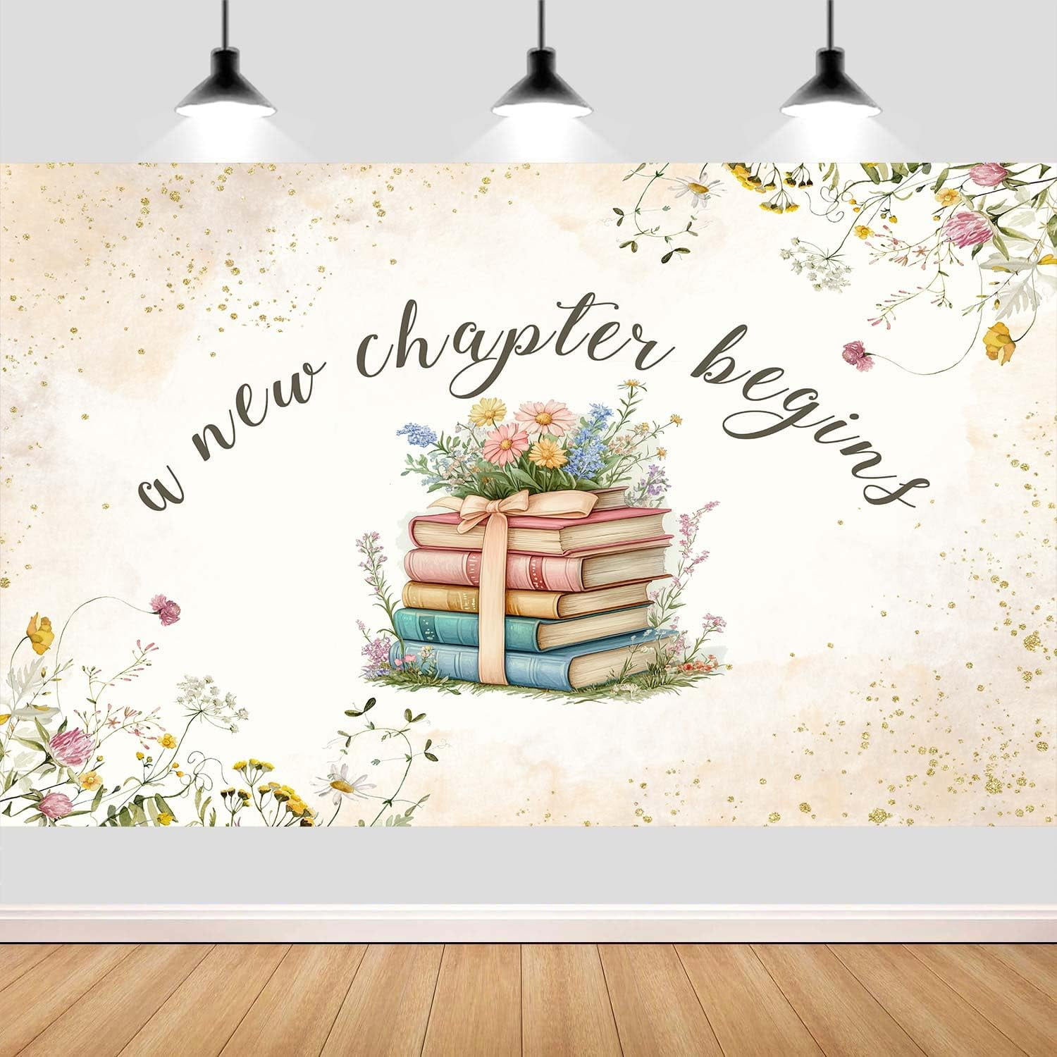 Book Bridal Shower Backdrop A New Chapter is About to Begin Photography ...