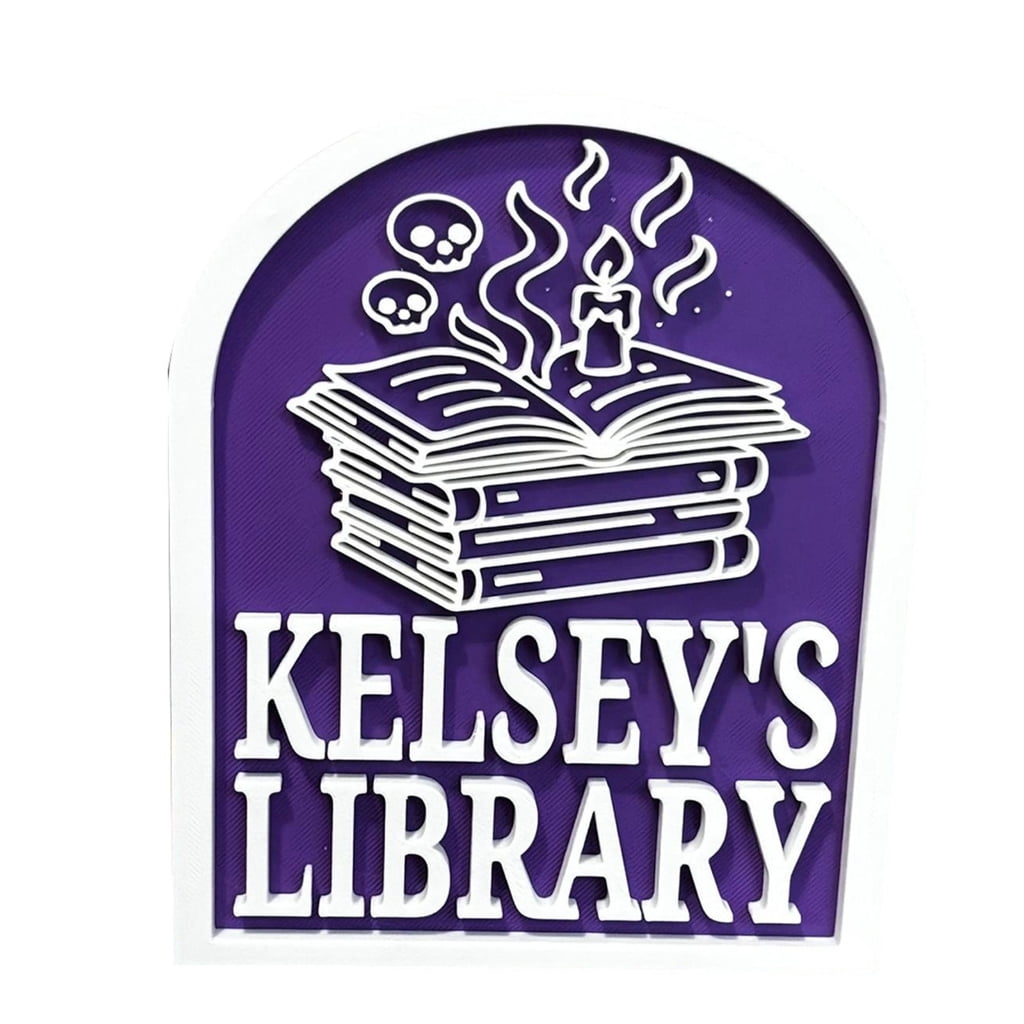 Book Classification Sign Book Shelf Identifier Label Bookshelf Divider ...