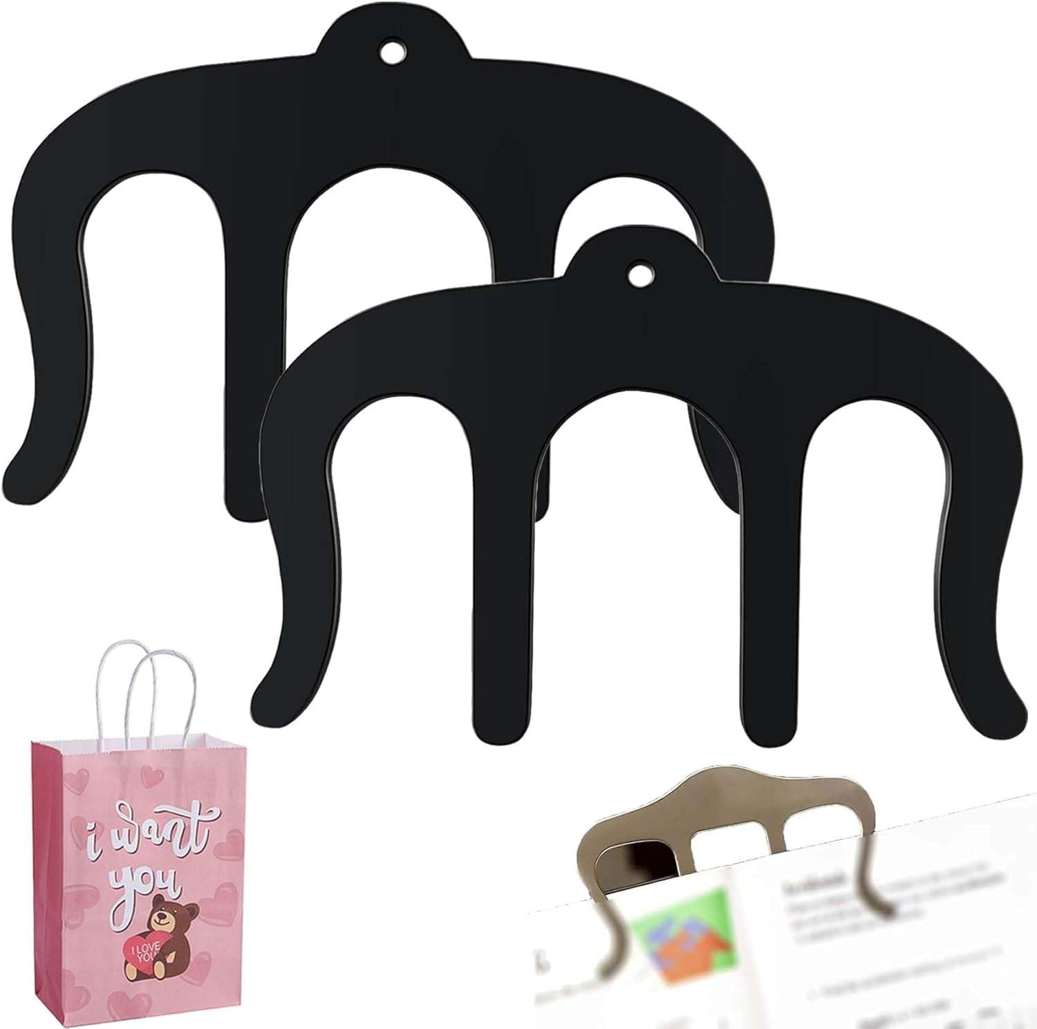 Book Clip, Binder Clip,Clip for Paper Book, Large Binder Clip, Music ...