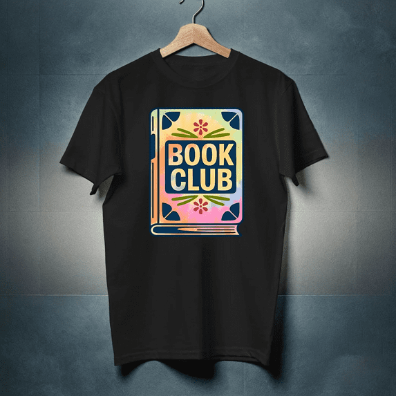 Book Club Floral Cover Design For Bookworm Reader Librarian Gift Unisex ...