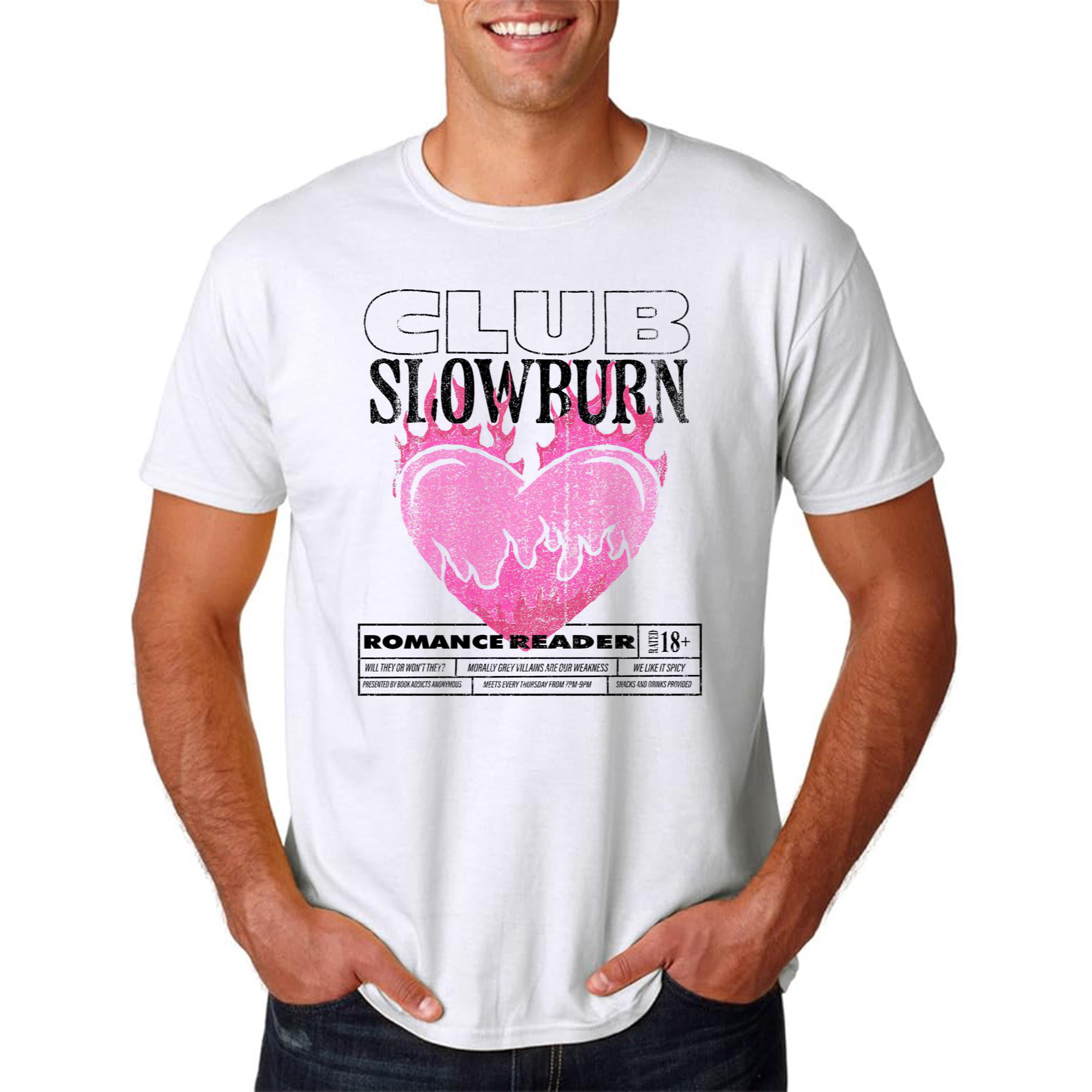 Book Club Graphic Tee, Romance Reader Shirt, Book Lover Gift - Walmart.com