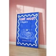 Book Club Print One More Chapter Bookish Poster Pink Trendy Reading ...