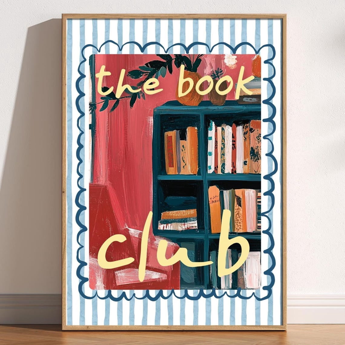 Book Club Reading Nook Wall Art Poster Unframed Paper Print - Walmart.com