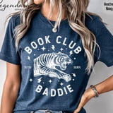 Book Club Shirt Book Club Baddie Reading Novel Tee Shirt Book Club ...