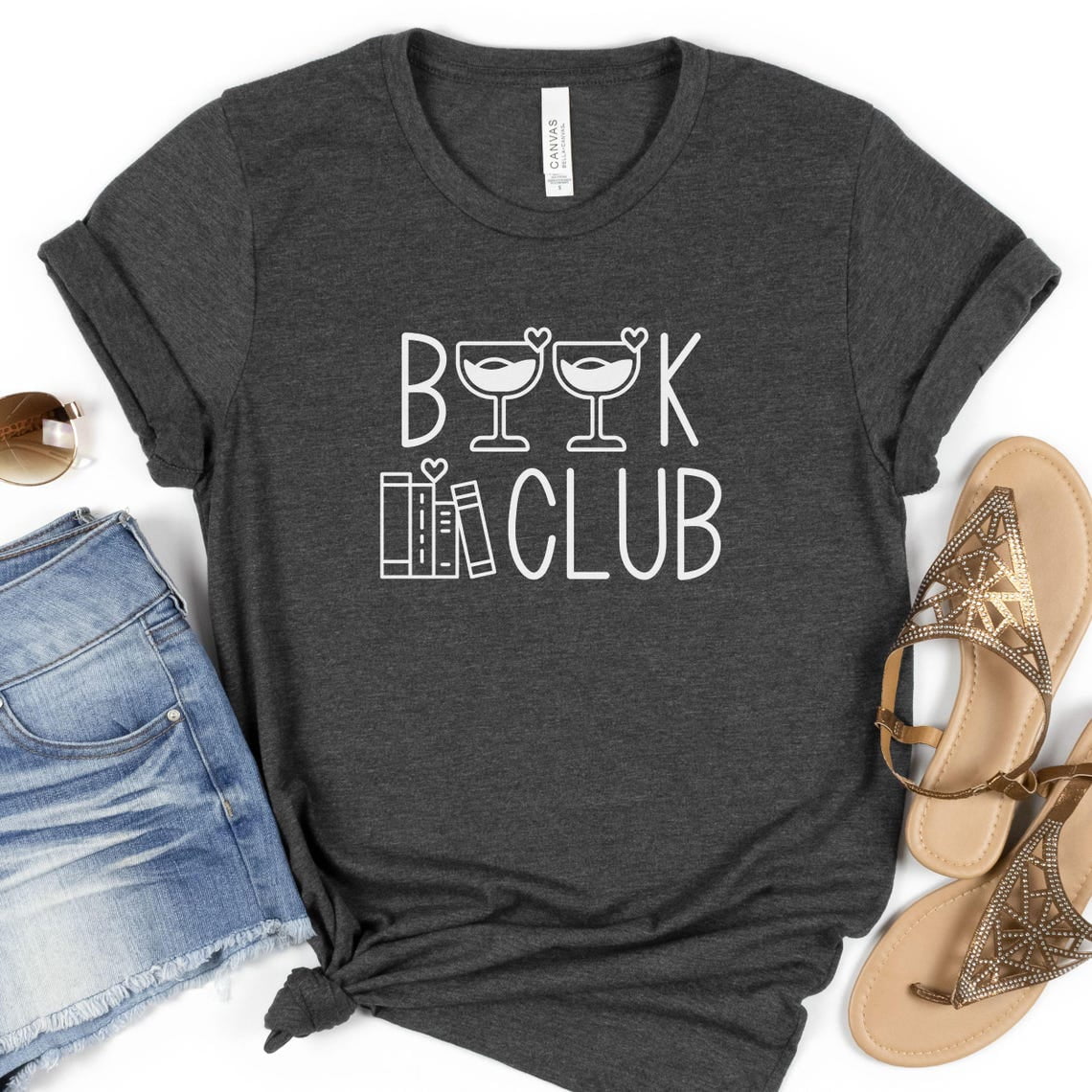Book Club Shirt: Bookish Shirt for Bookworm, Book Lovers, and Wine ...
