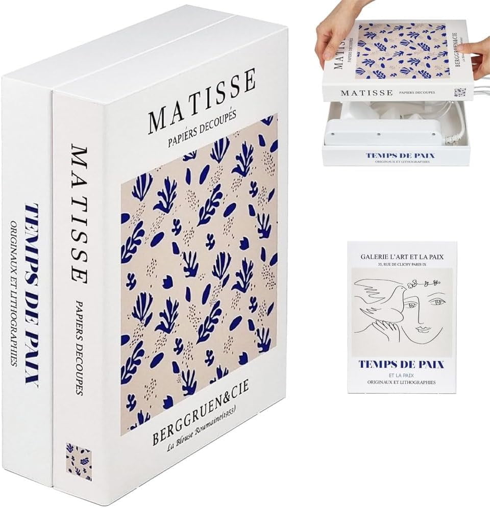 Book Cord Organizer, Fake Book Shaped Cords Organizer Hider Box, Book ...