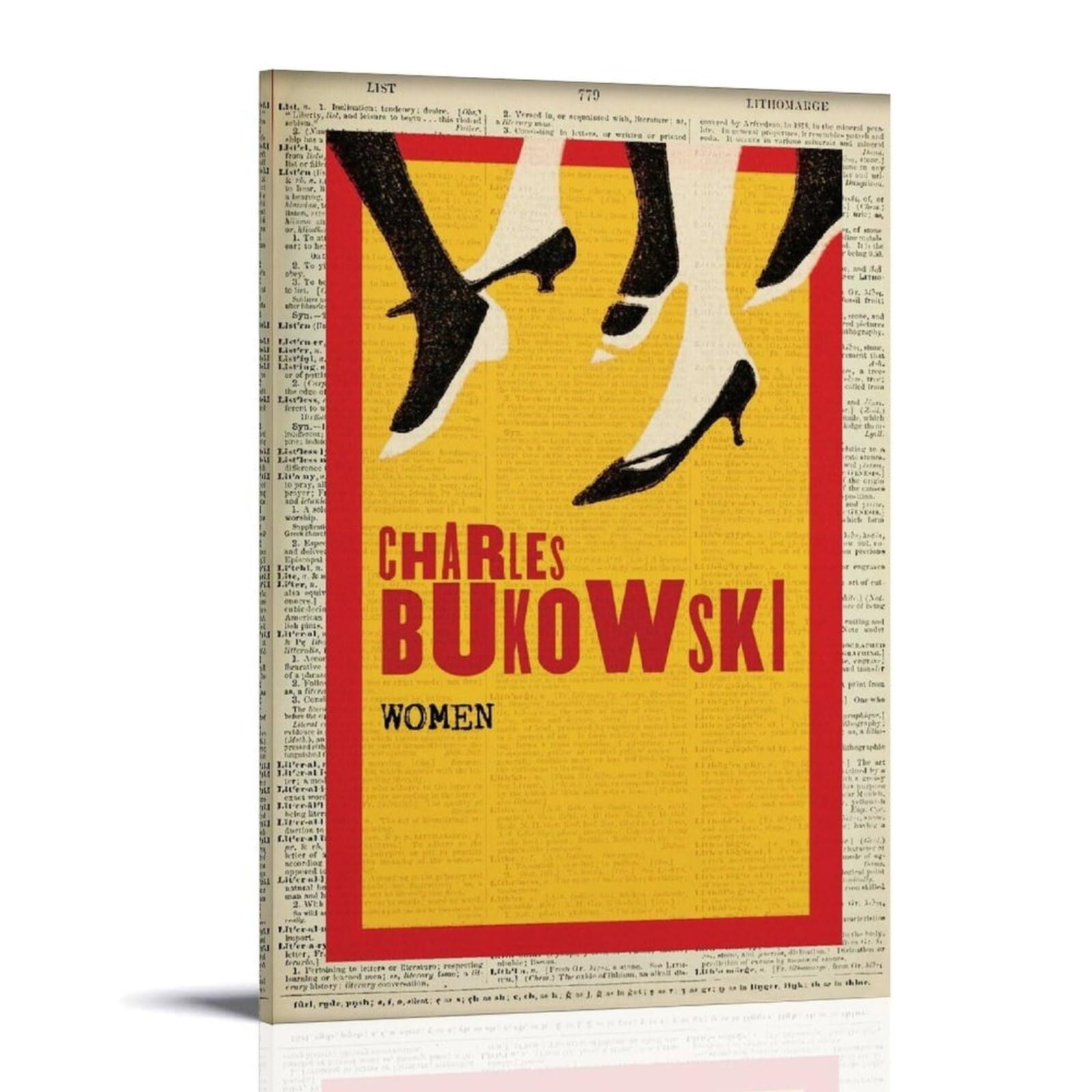 Book Cover Poster Literary Poster Cover Of Women By Charles Bukowski ...