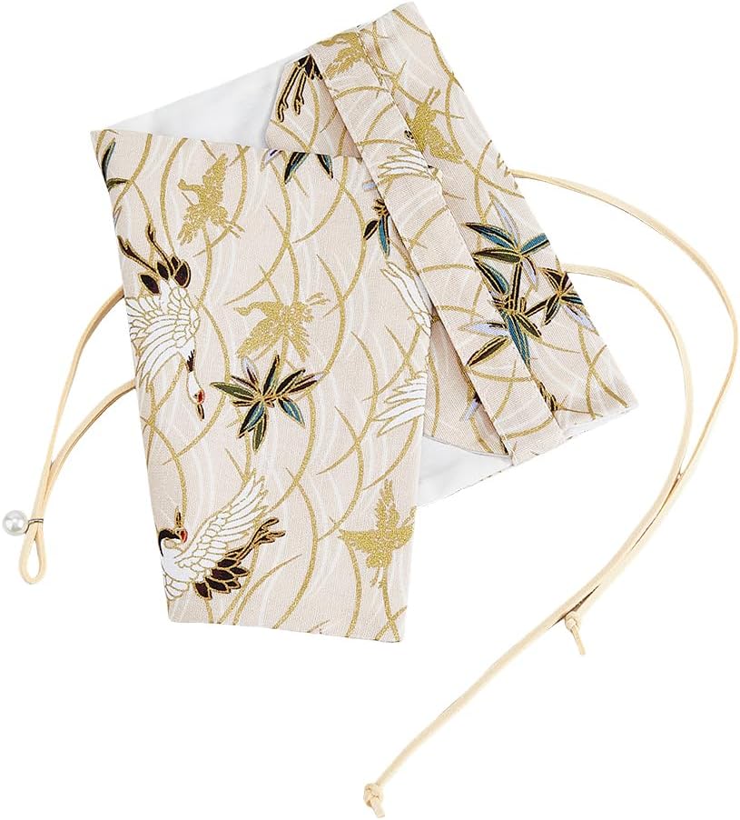 Book Cover Sleeve A6 Paperback Book Sleeve with Cream Color Crane Book ...