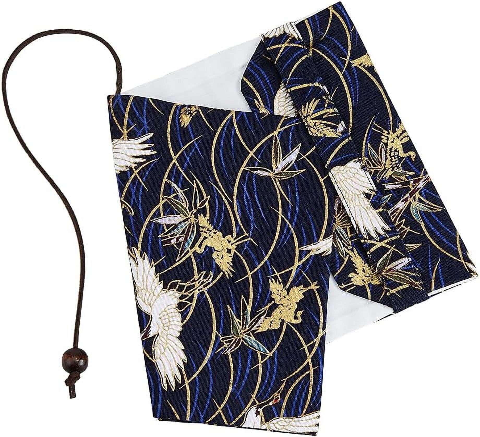 Book Cover Sleeve A6 Paperback Book Sleeve with Navy Blue Crane Book ...