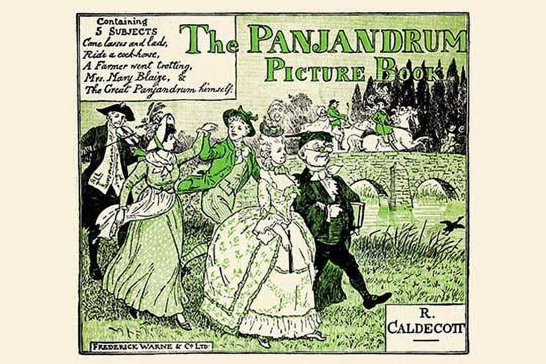 Book Cover The Panjandrum Picture Book Poster Print by Randolph Caldecott (24 x 36) - Walmart.com