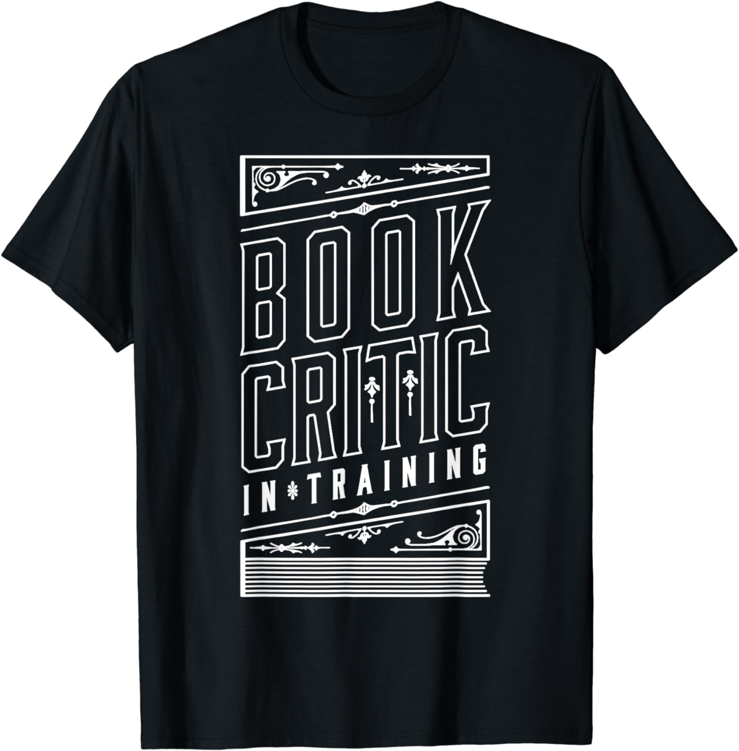 Book Critic In Training Vintage Book Cover T-Shirt - Walmart.com