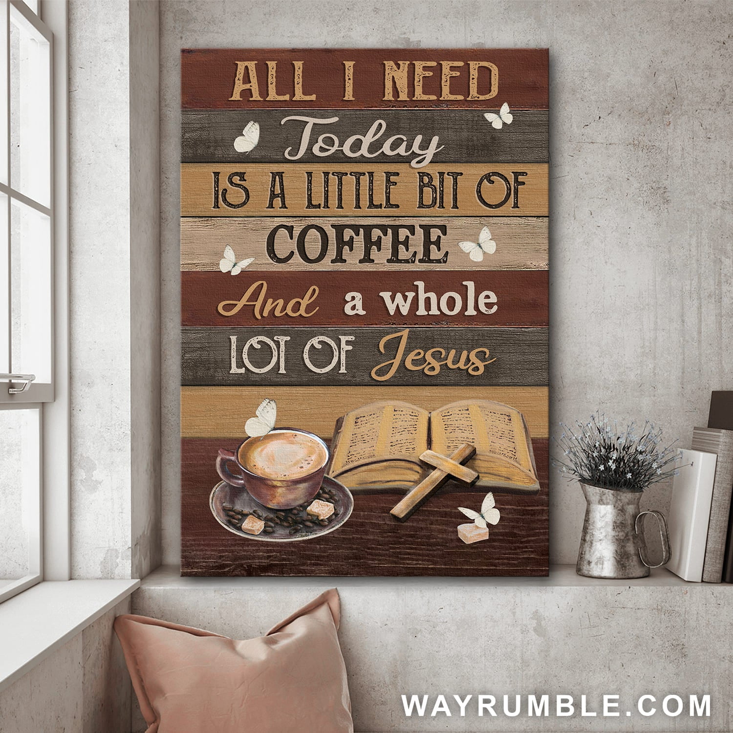 Book Cup of Coffee Cross All I need today is a little bit of coffee ...