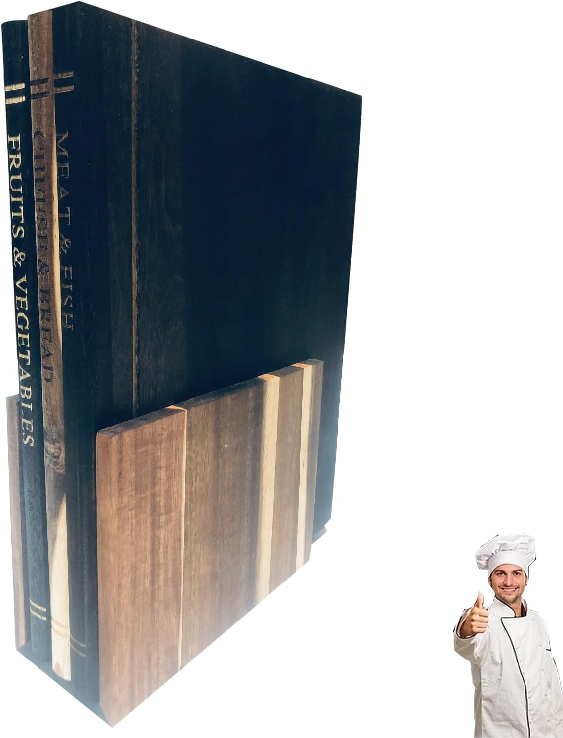 Book Cutting Board Set, Cutting Boards That Look like Books, Solid ...