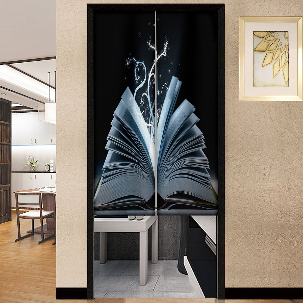 Book Door Curtains Adult Kids Study Bedroom Kitchen Living Room ...