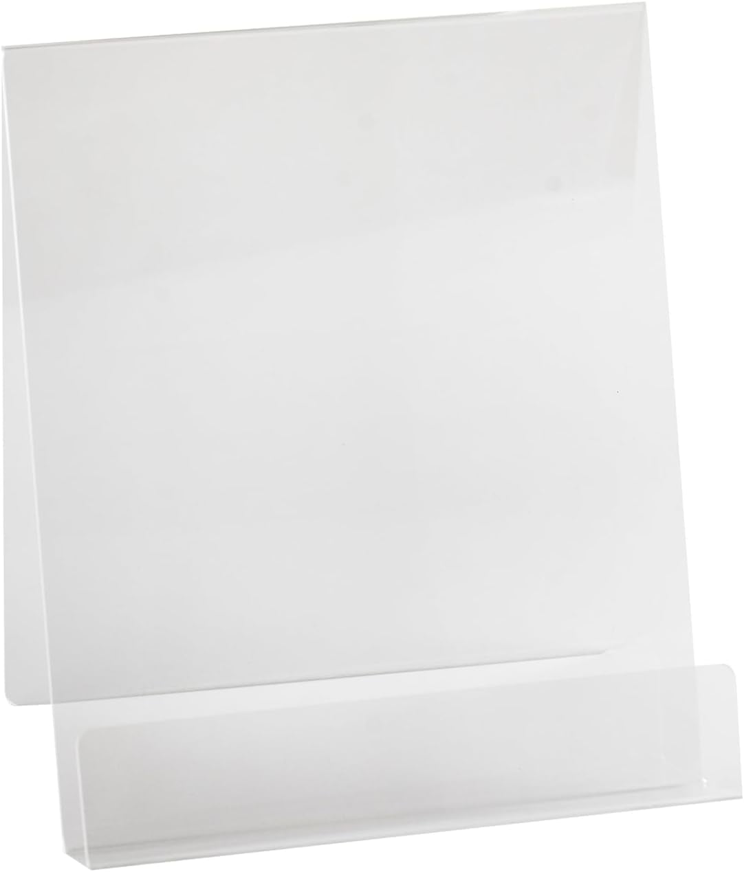 Book Easel 8.5 by 11 Slant Back with Lip Paper Stand, Clear Tablet ...