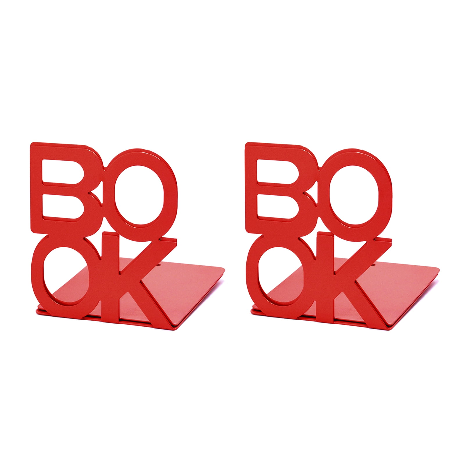 Book Ends, Bookends Heavy Duty Book End Holder for Shelves, Metal ...