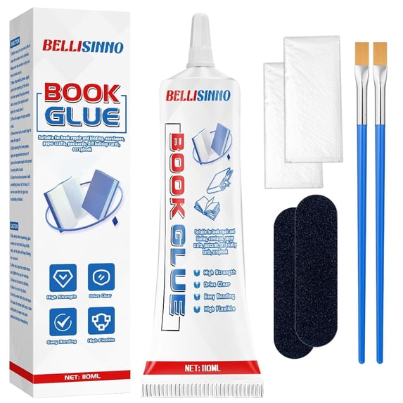 Book Glue, Clear Book Binding Glue, Multipurpose Adhesive for Book ...
