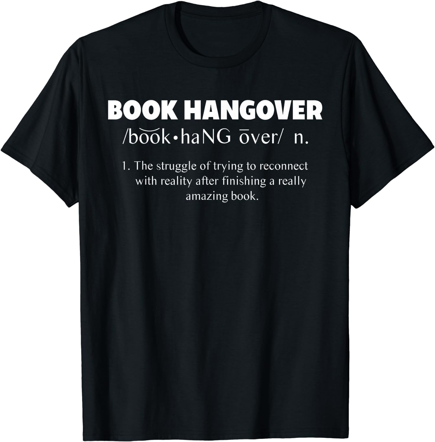 Book Hangover Definition T-shirt - Walmart.com