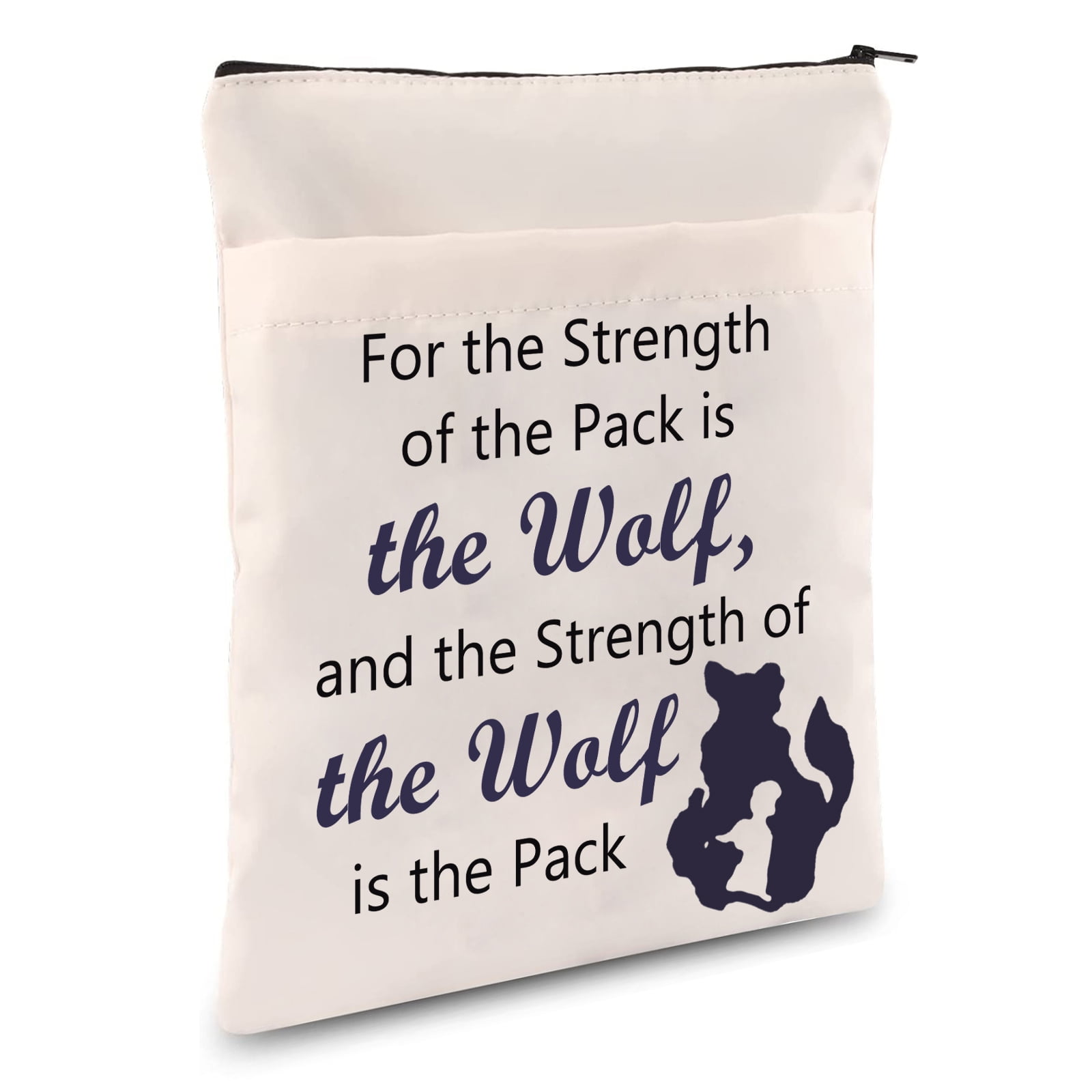 Book Inspired Gift Wolf Quote Book Sleeve for The Strength of The is ...