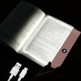 Book Light, Dimmable LED Reading Light 3 Color Flat Lamp for Reading ...