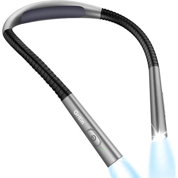 Book Light, Eye Caring 4-Color & 5-Brightness Neck Light Reading Light ...