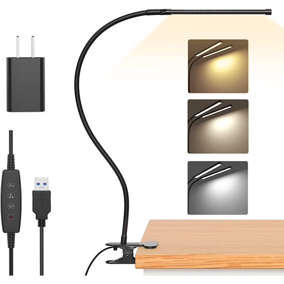 Book Light, LED Reading Light Clip On [3 Color Modes & 10 Brightness ...