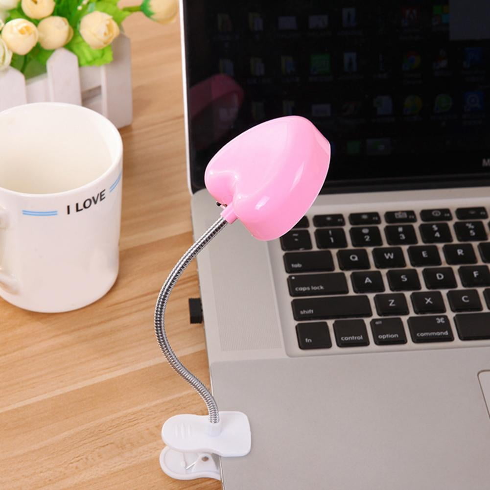 Book Light Mini Clip LED Night Reading Light Table Lamp Foldable Eye ...