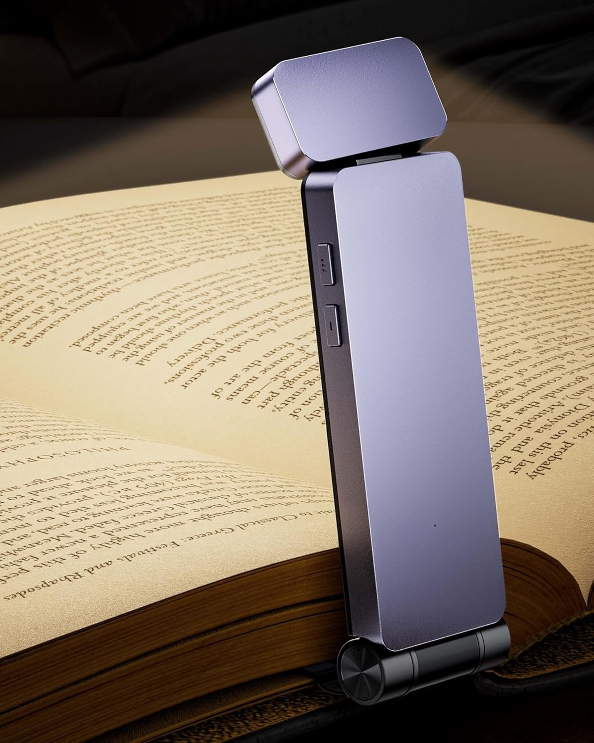 Book Light, Rechargeable Clip-On LED Reading Light for Bed & Night Use ...