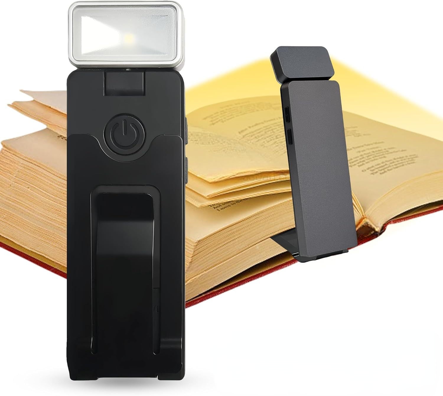 Book Light, Rechargeable Clip-On LED Reading Light for Bed & Night Use ...