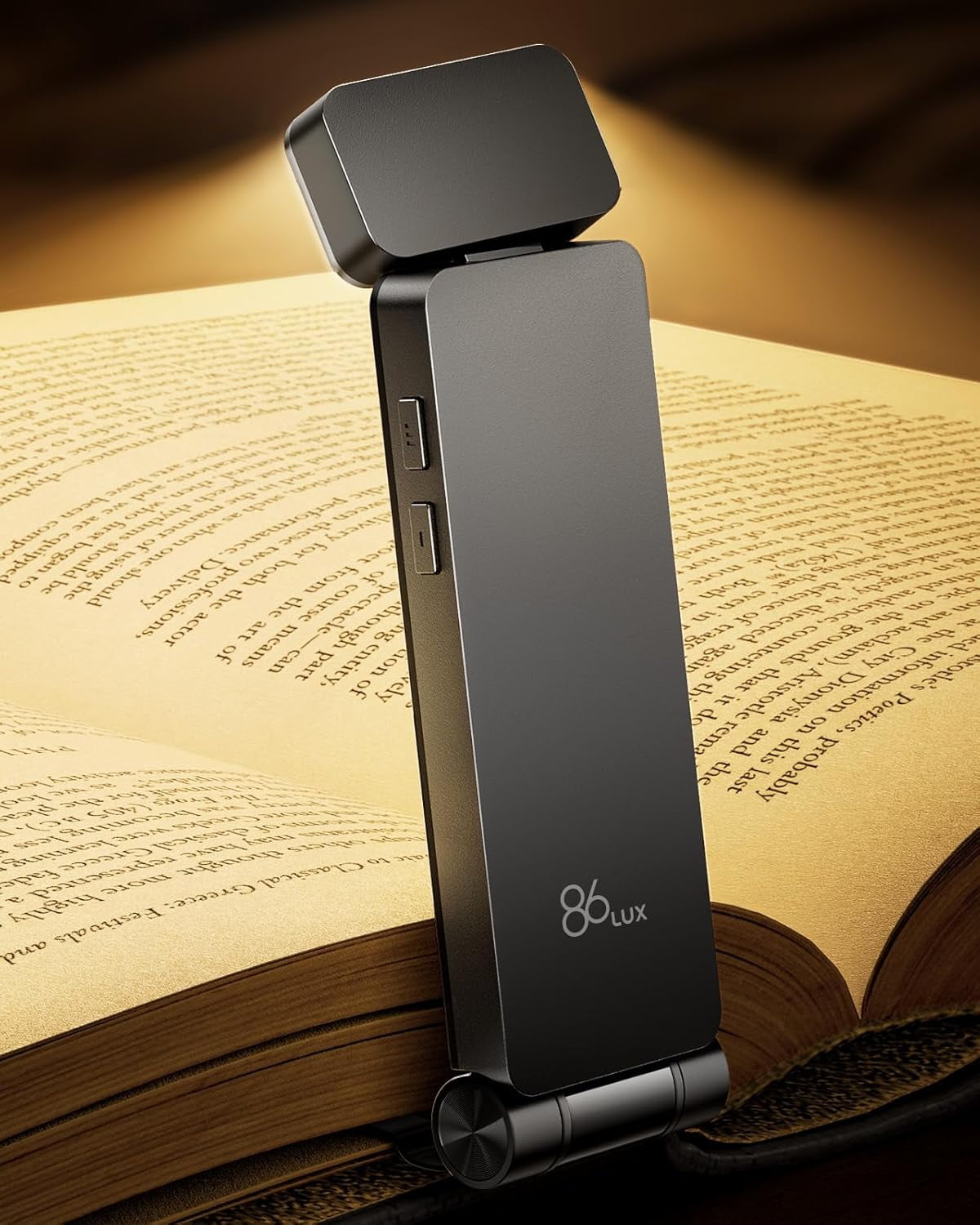 Book Light, Rechargeable Clip-On LED Reading Light for Bed & Night Use ...