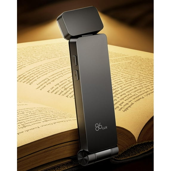 Book Light, Rechargeable Clip-On LED Reading Light for Bed & Night Use ...