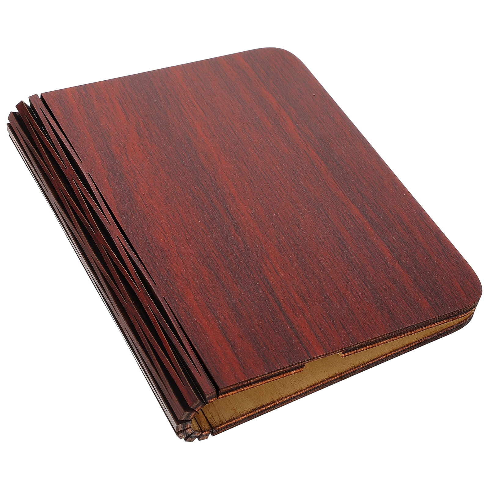 Craft Book Light Making Supply Wood Cover Loose Lamp Hard Shell ...