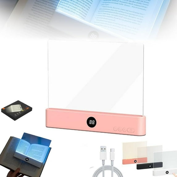 Book Light Treasure Box with 3 Colors & Timer,Smart LED Reading Light ...