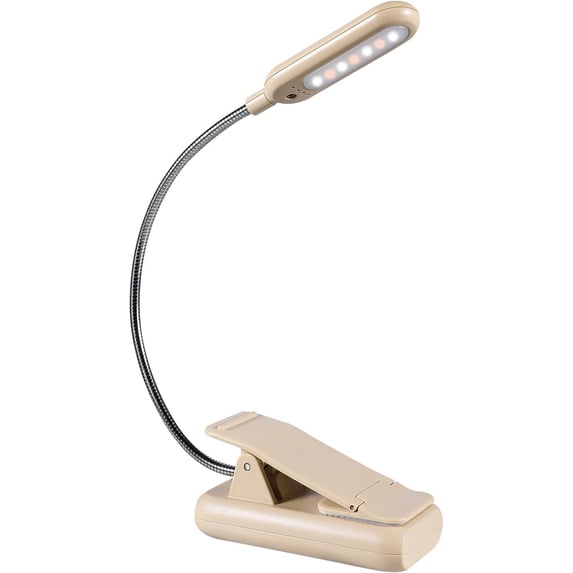 Book Light for Reading in Bed , 7 Reading Light with 9-Level Warm Cool ...