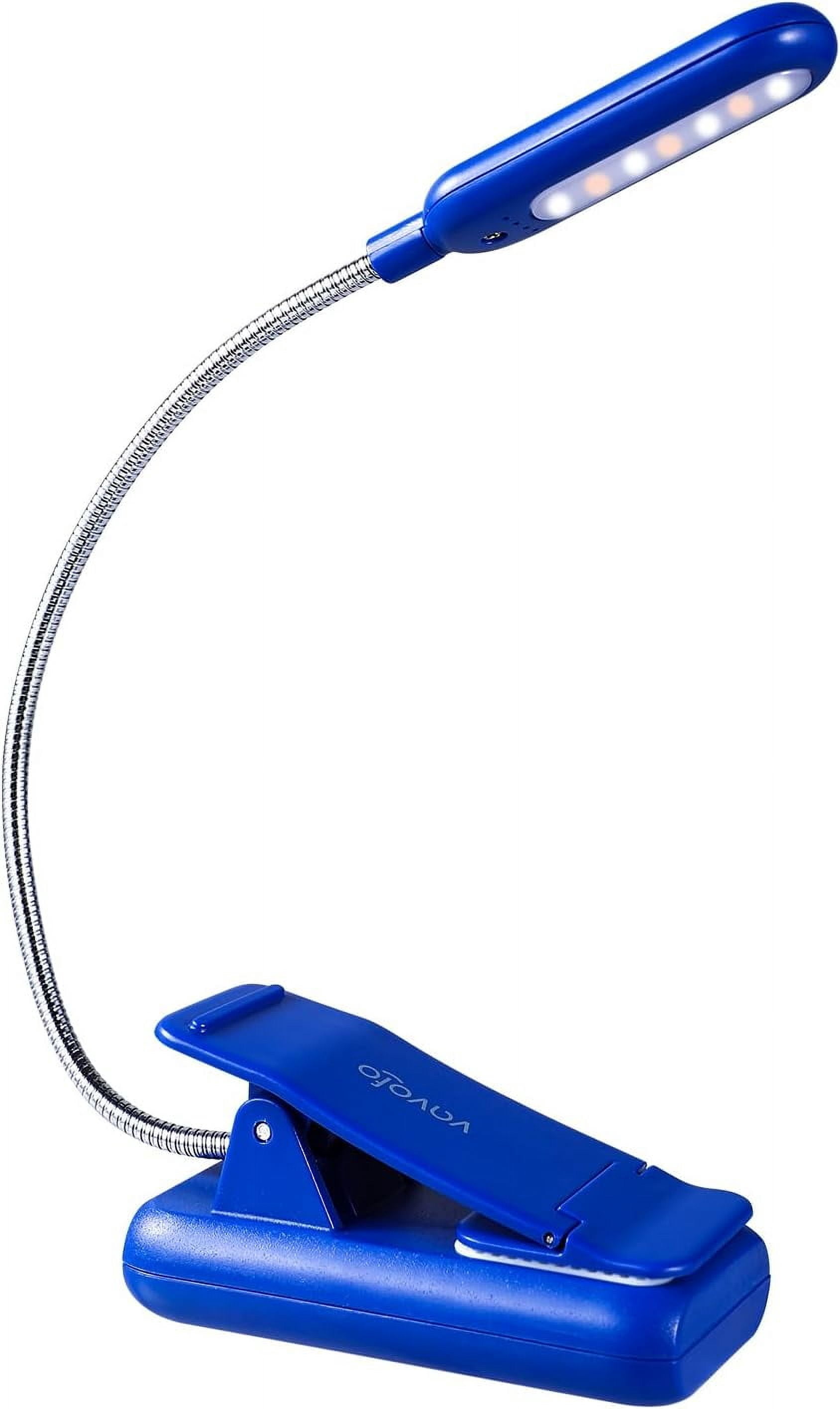Book Light for Reading in Bed , 7 Reading Light with 9-Level Warm Cool ...