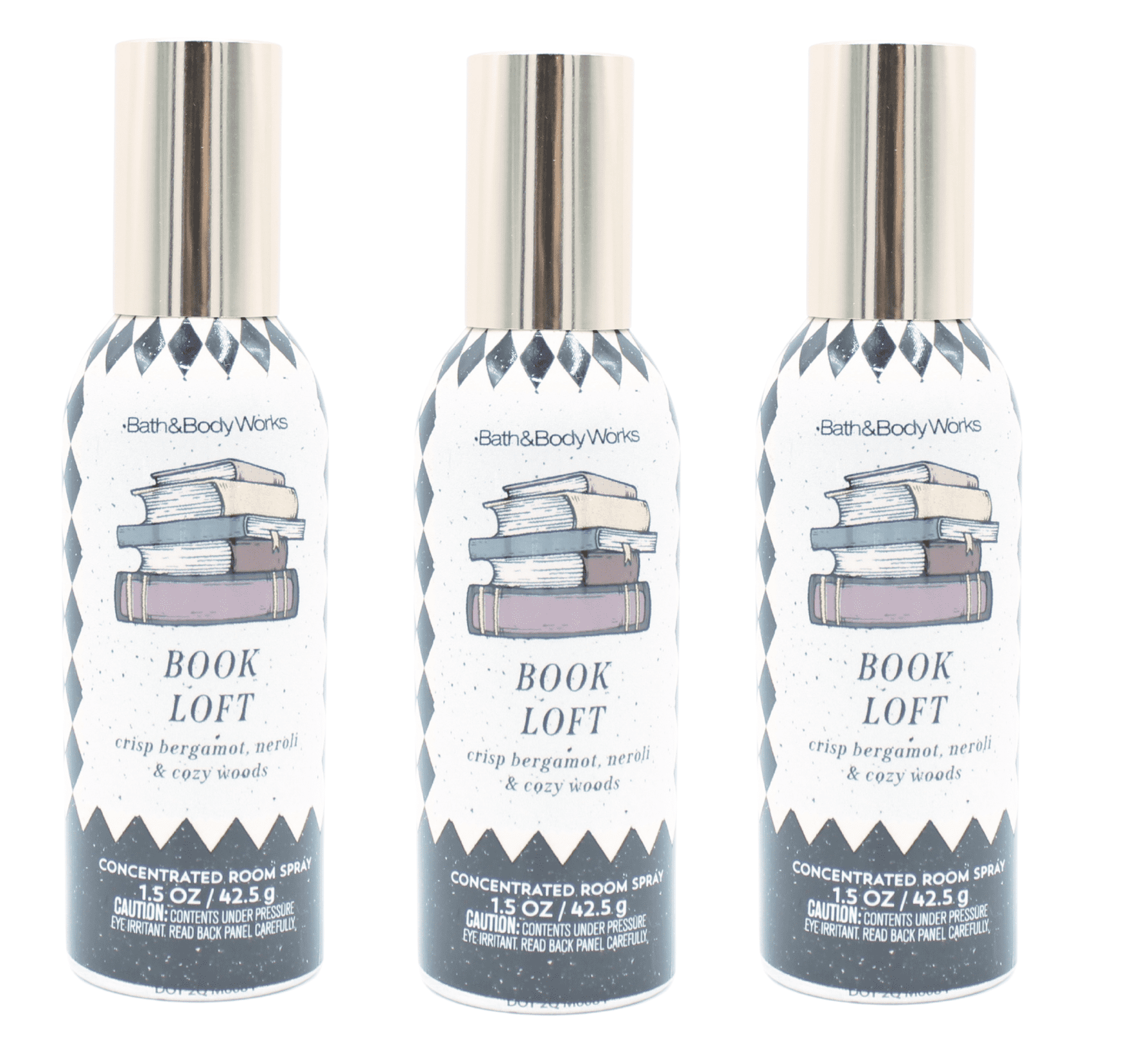 Book Loft Concentrated Room Spray by Bath & Body Works - Pack of 3 ...