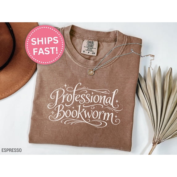 Book Lover Bookworm Shirt Professional Bookworm Gift Shirt for Book ...