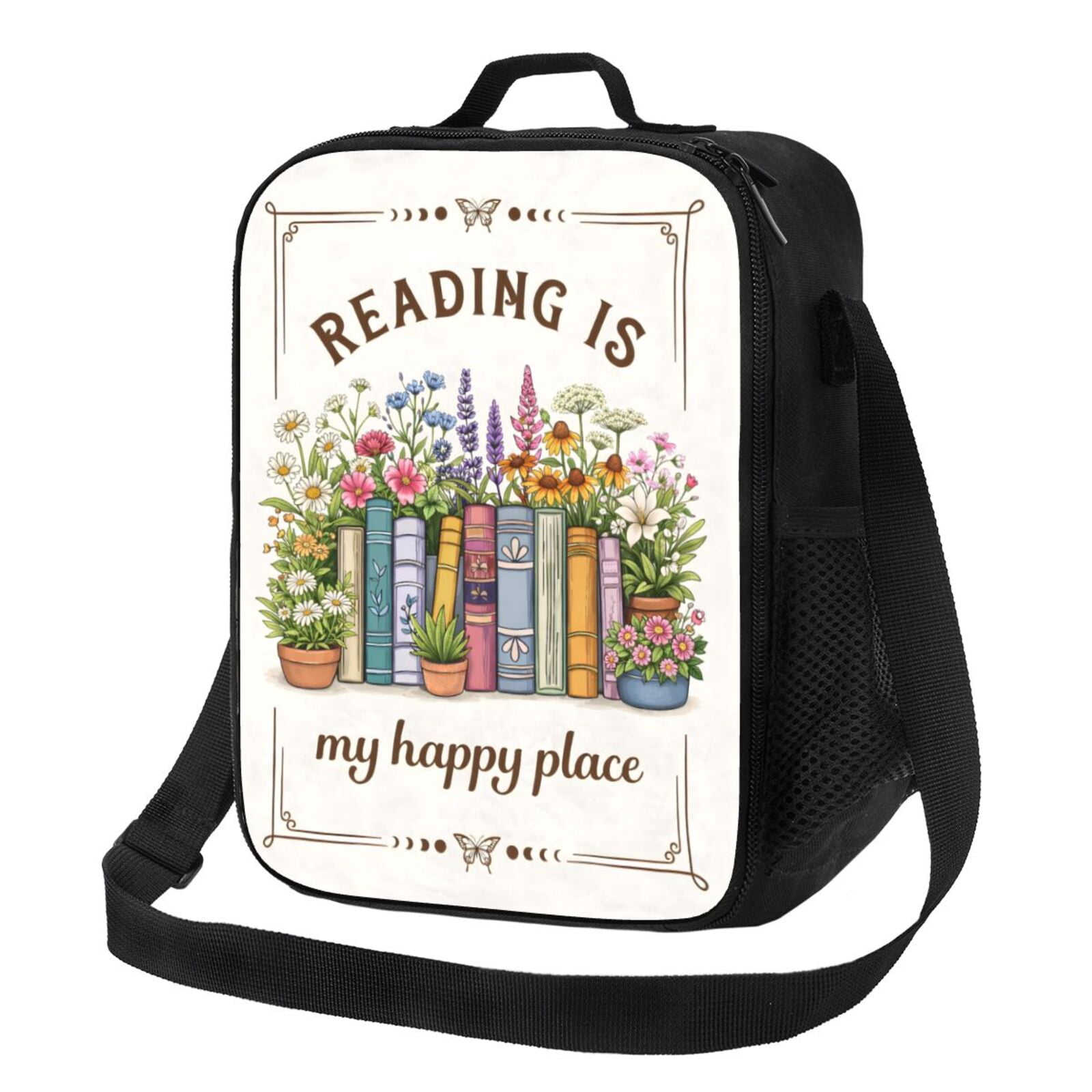 Book Lover Bookworms Readers Library Lovers Lunch Bag Insulated Thermal ...