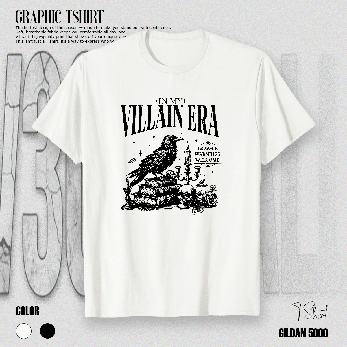 Book Lover Dark Era Reading Mood Literary Quote Art Unisex T-Shirt ...