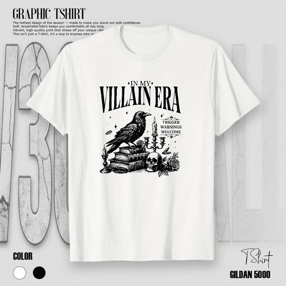 Book Lover Dark Era Reading Mood Literary Quote Art Unisex T-Shirt ...