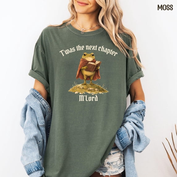 Book Lover Frog Shirt Funny Frog Bookworm Tee Reading Club Librarian ...