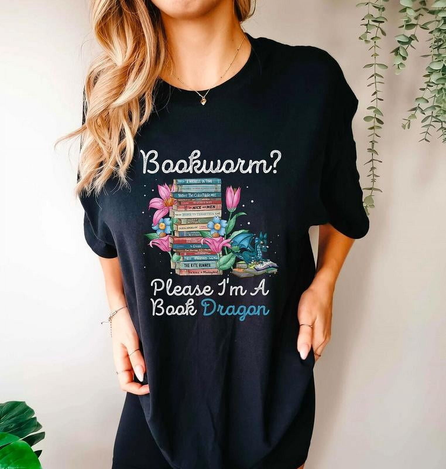 Book Lover Gift Bookworm Please Im Book Dragon Dragon Book for Bookish ...