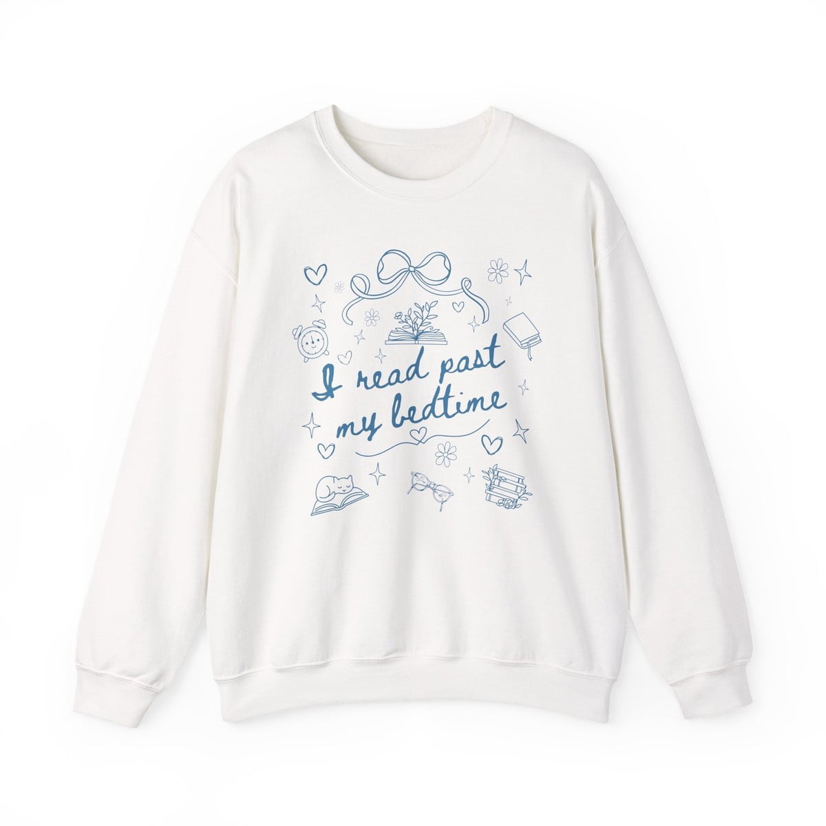 Book Lover Girly Bookish Club Librarian New Sweatshirt - Walmart.com