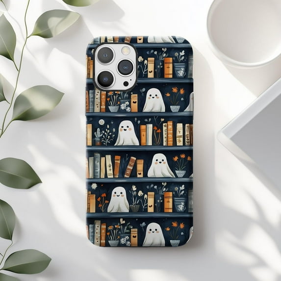 Book Lover Library Reading Cozy Art Phone Case 17 16 15 14 13 12 11 Pro ...