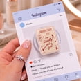 Book Lover MagSafe Phone Grip, Library Card Style, Gift For Reader ...