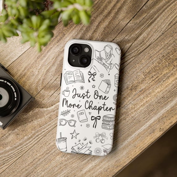 Book Lover One More Chapter Phone Case for iPhone 11 12 13 14 15 16 17 ...
