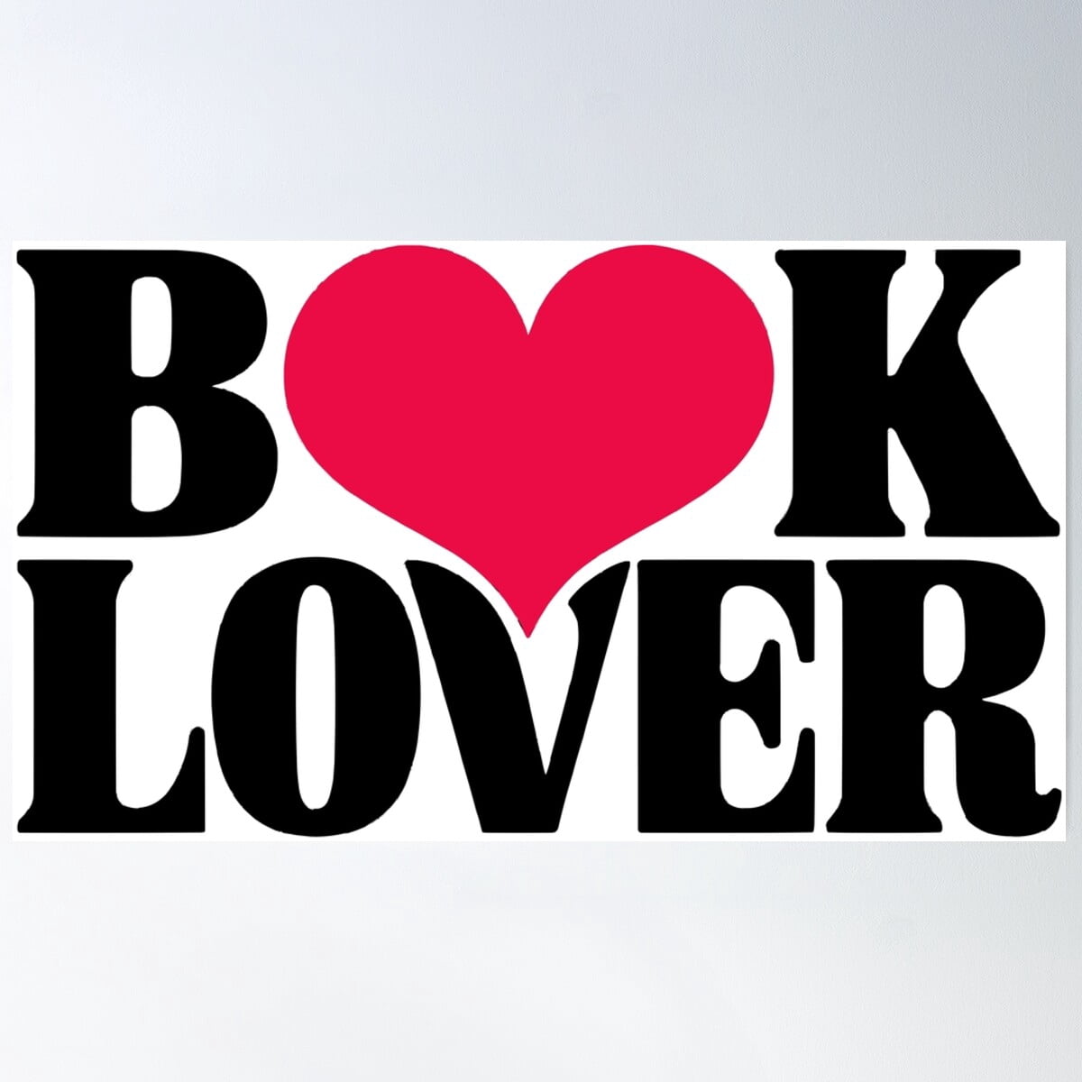 Book Lover Poster Wall Art, Modern Wall Decor For Living Room Bedroom ...