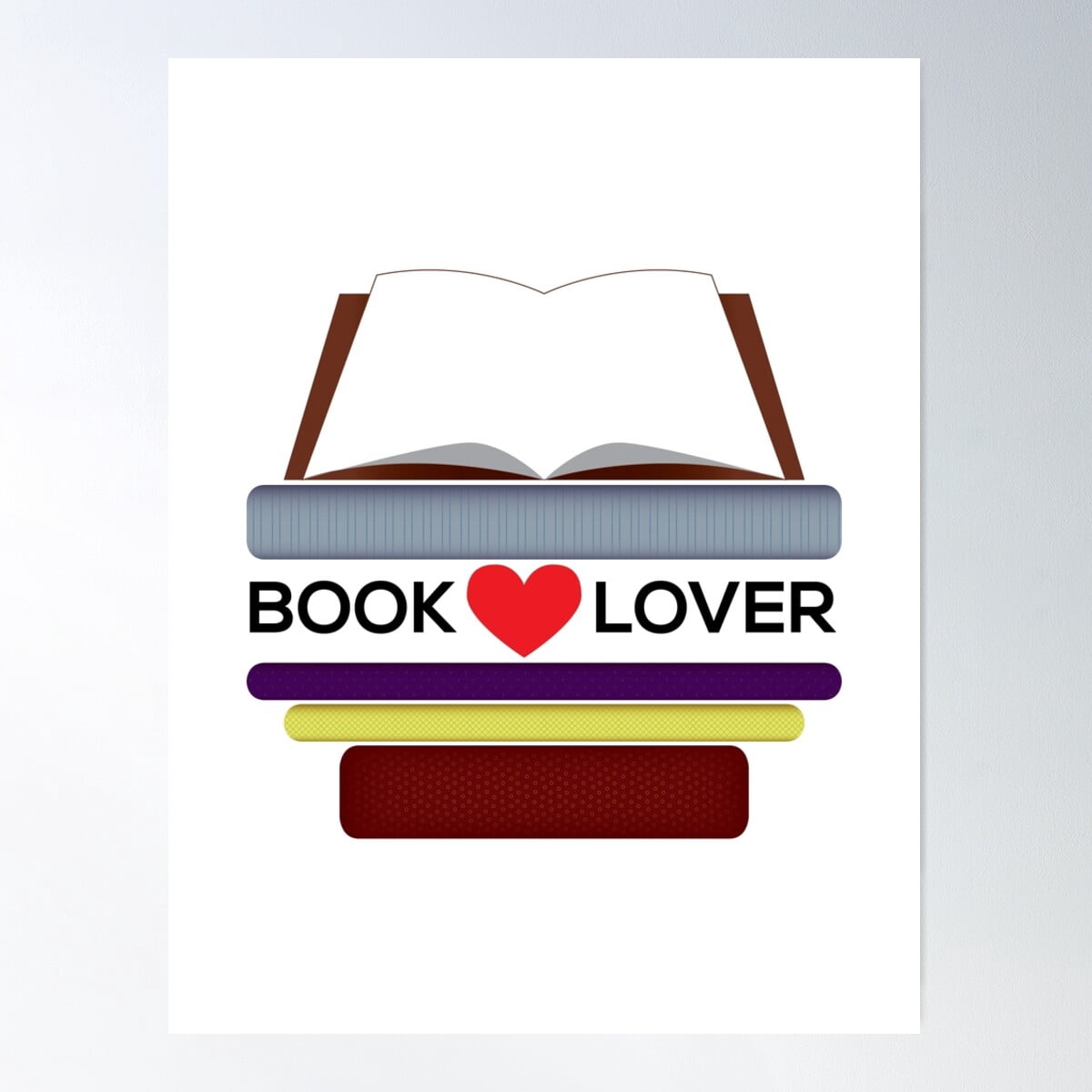 Book Lover Poster Wall Art, Modern Wall Decor For Living Room Bedroom ...