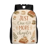Book Lover Reading Backpack Full Front Print Travel Laptop Bag for Men ...