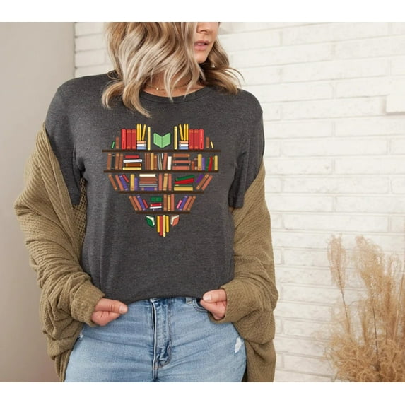 Book Lover Shirt, Book Lover T-shirt, Gift For Librarian, Library Shirt ...